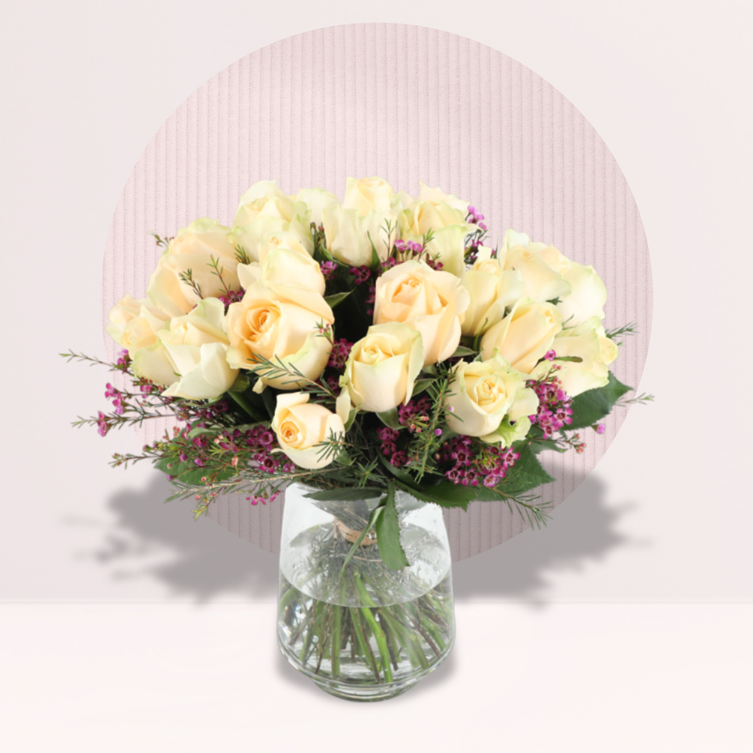 Shop The Stunning Peach Roses Online | Flower Delivery Malaysia