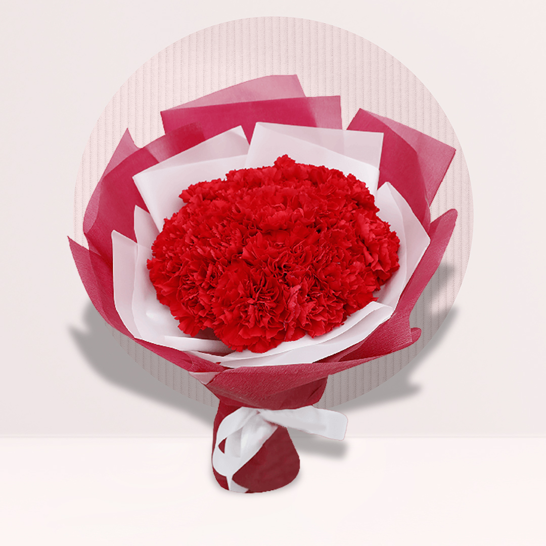 Order Red Carnation Bouquet Online | Best Flower Shop KL