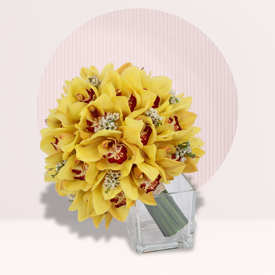 Bridal Yellow Bouquet Online Delivery | Best Florist in Malaysia