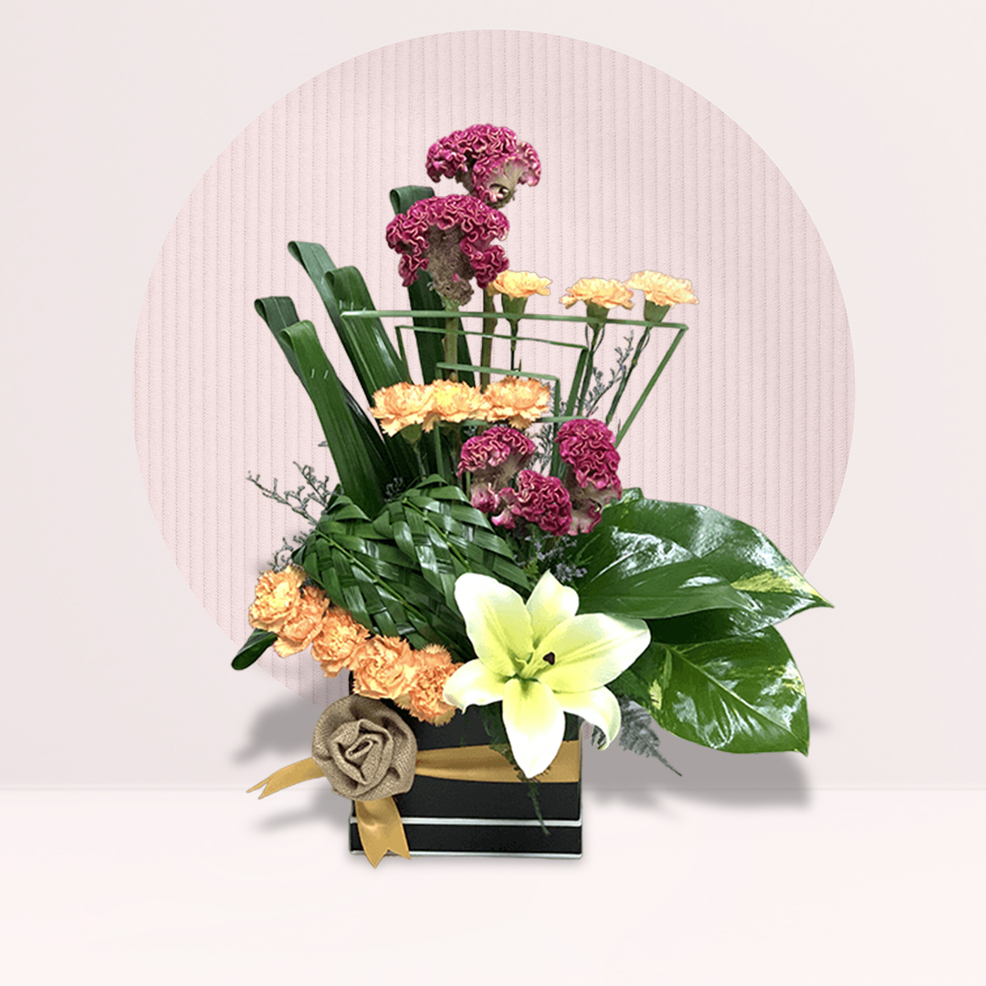 Gorgeous Celosia Luxury Flower Box | Best Online Florist KL