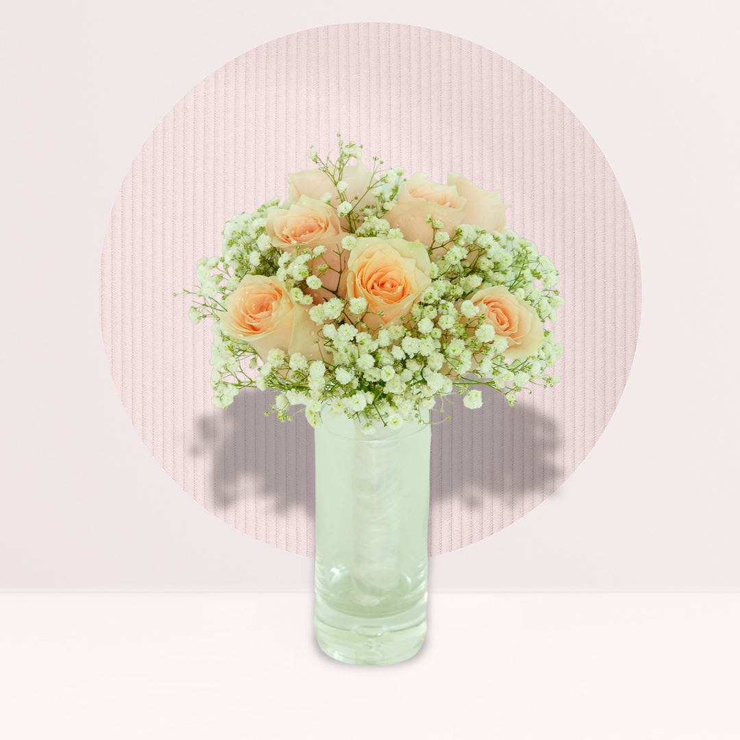 Champagne BB | Bridal Bouquet of Flower | Flower Delivery KL