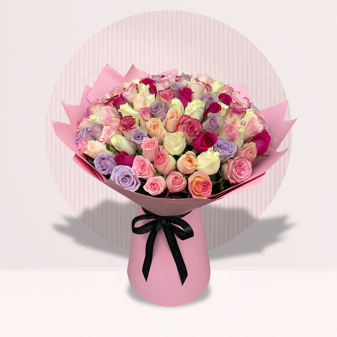 Charming Mix Roses Bouquet|Mixed flower bouquets KL| Wengho