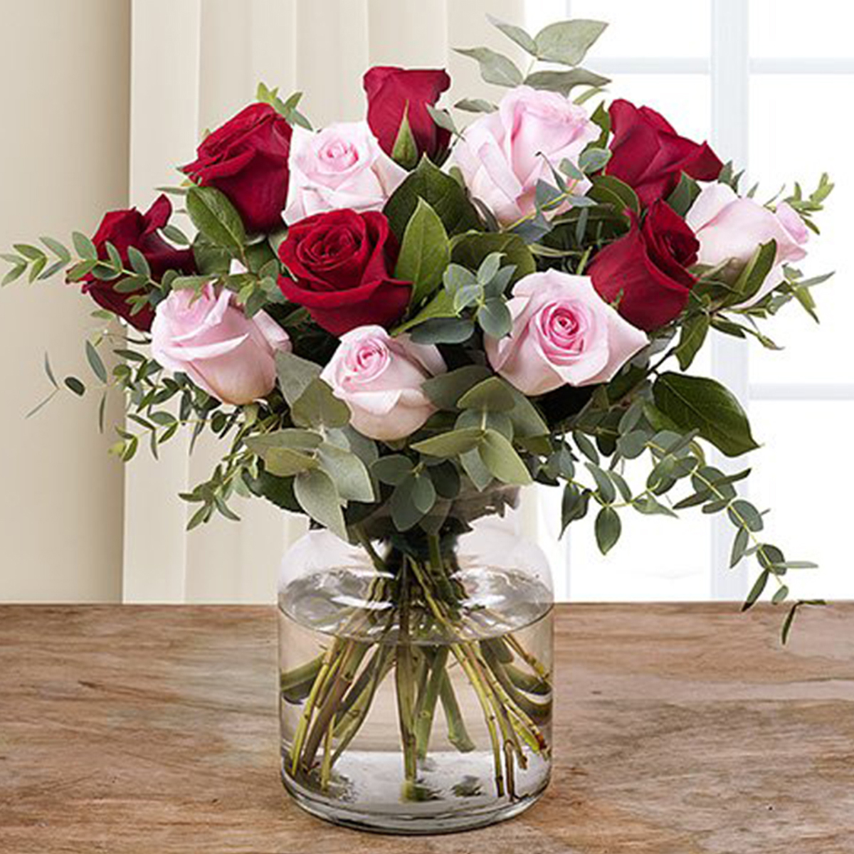 Buy Peace of Red and Pink Roses Online | Wenghoa