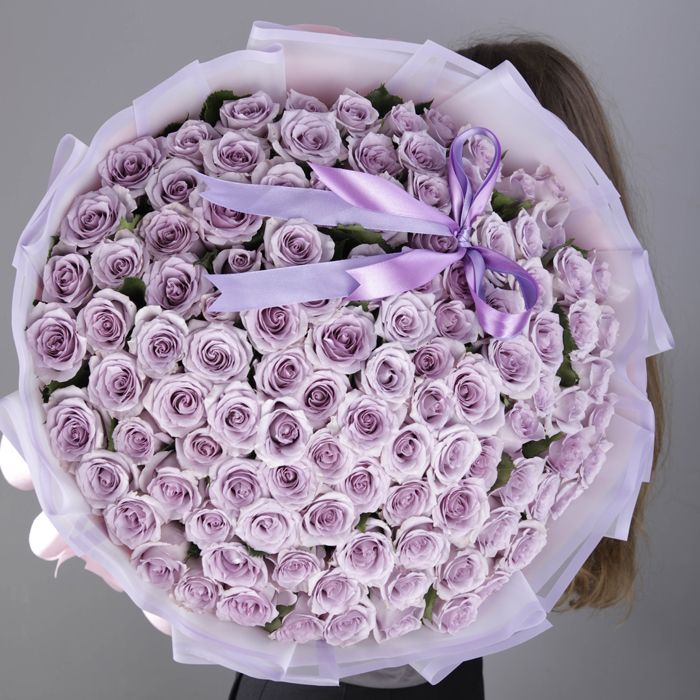 Buy Purple Roses Bouquet (100 Stems) Online at Best Prices Malaysia