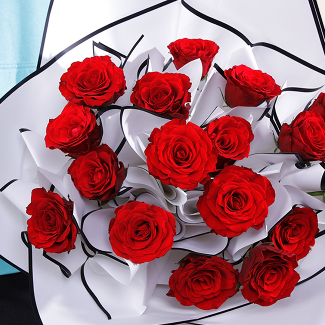 White And Red Roses Order Red, Pink, Peach & White Rose Flower Bouquet