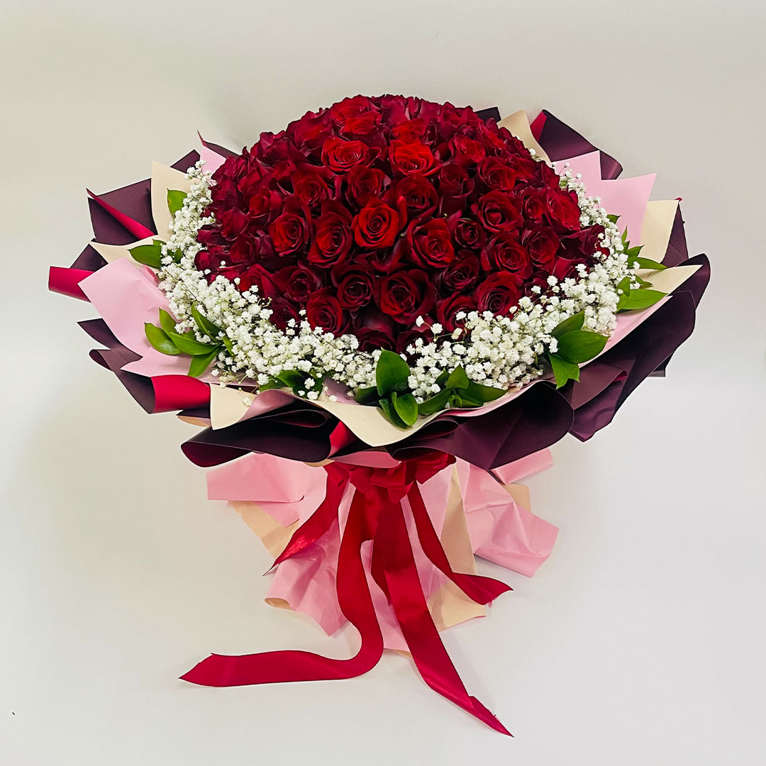 Treasured Love Rose Bouquet | Wenghoa KL