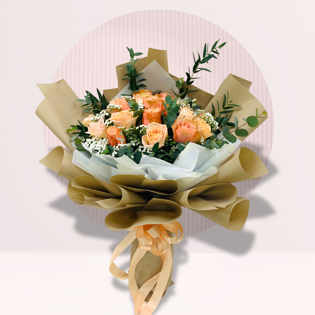 Order Peach Roses Online | Best Petaling Street Florist