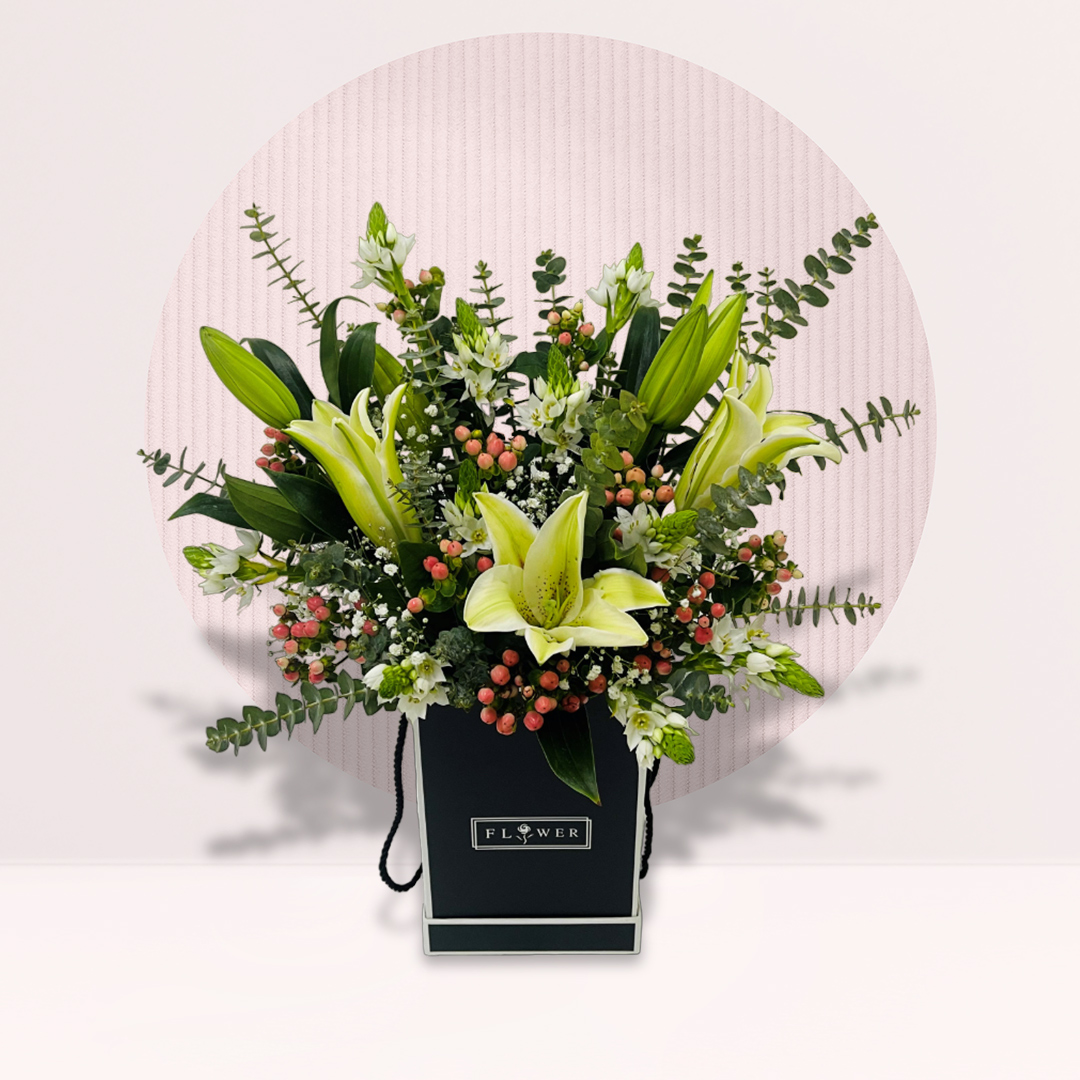 Buy Blooming Beauty Flower Box - A Delicate Surprise