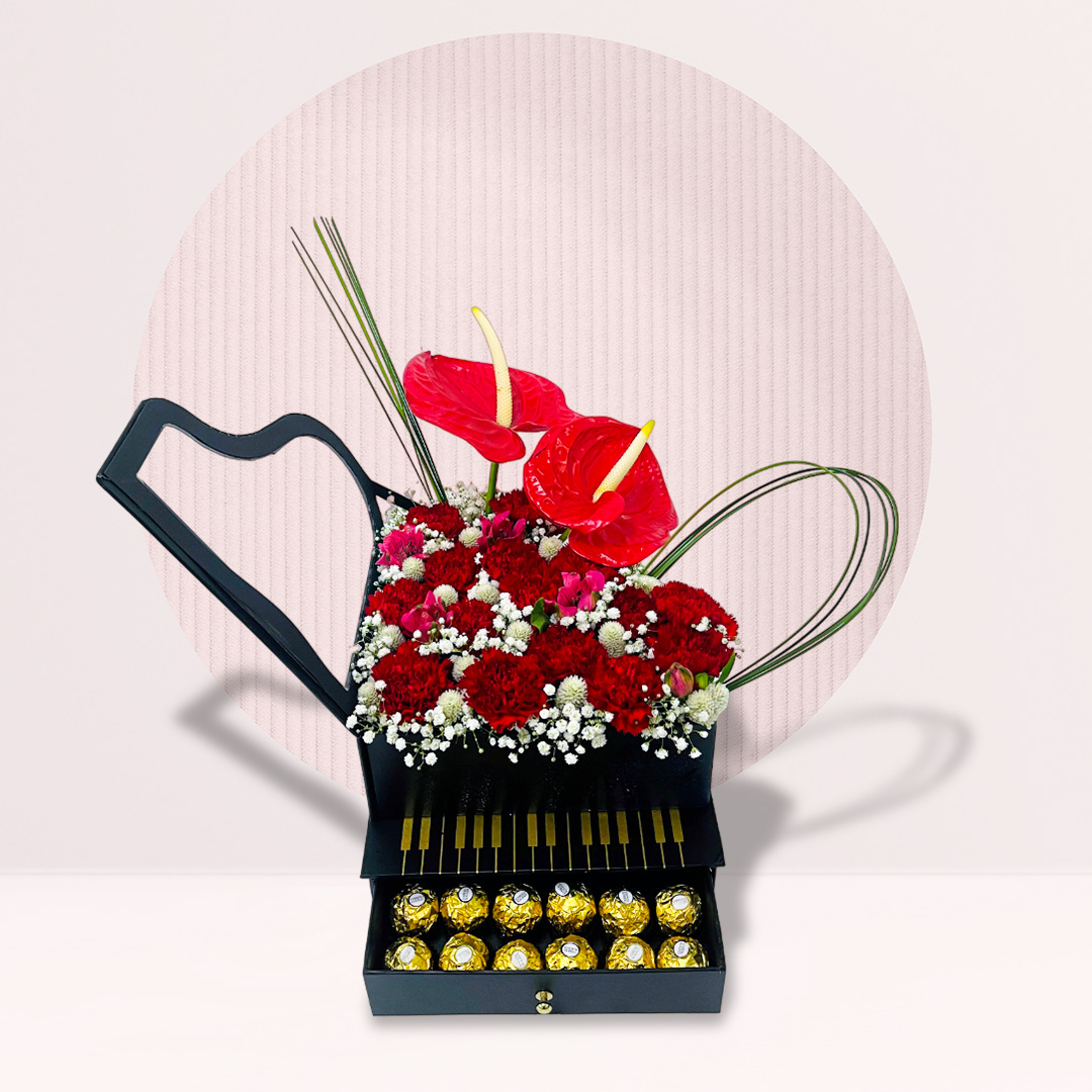 Buy Ravishing Red Flower Box - Wenghoa's Tempting Creation.