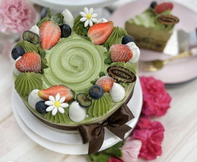 Genmaicha Flavored Cake | Order Cakes Online in Malaysia