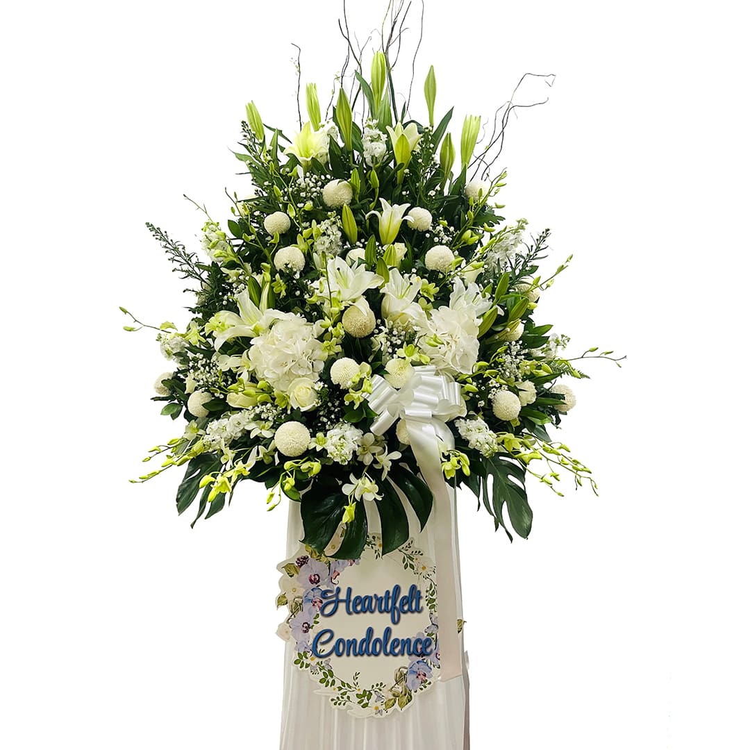 Buy Sympathy Stand Online | Best Florist in Petaling Street