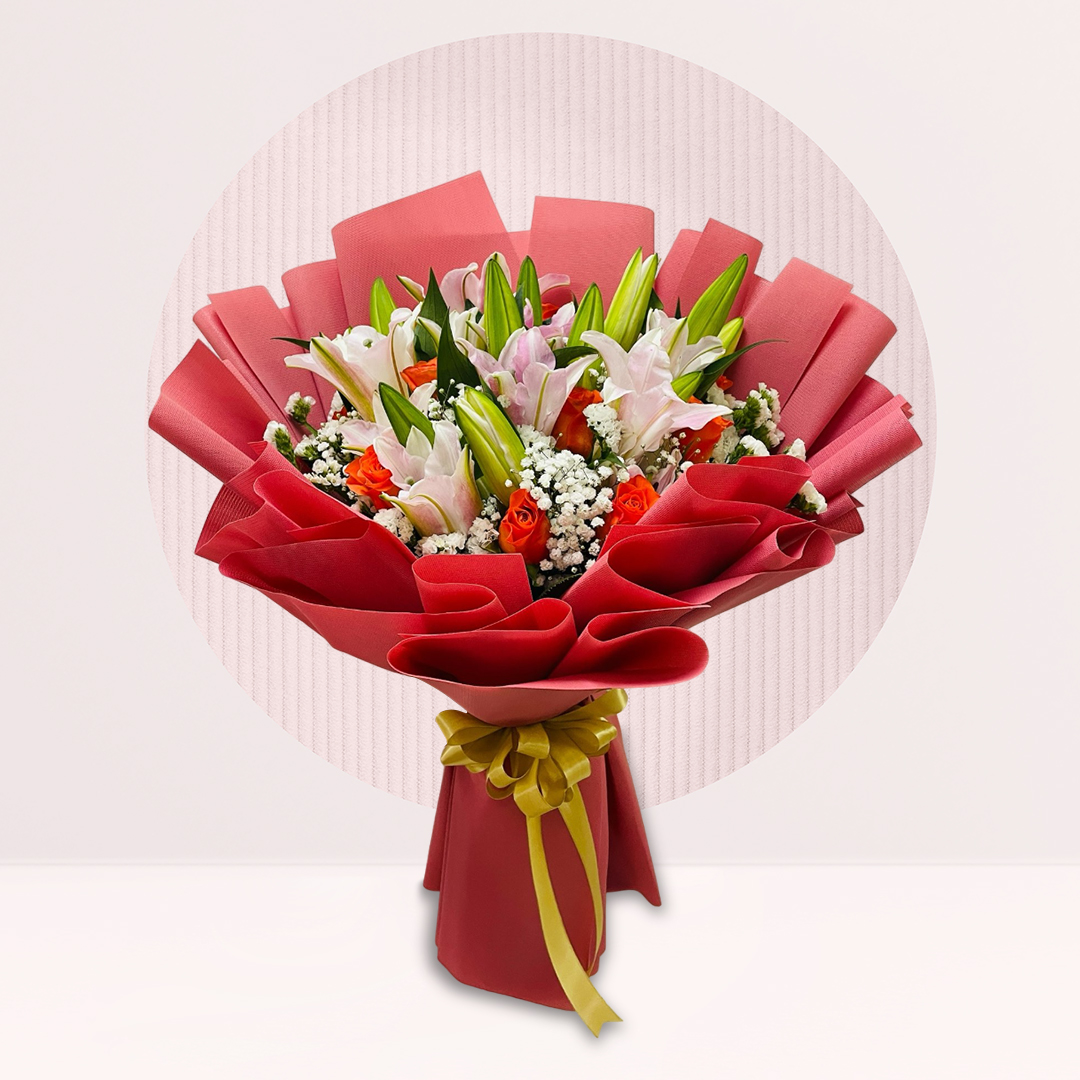 Buy Hand Bouquet Lily Online | Same Day Lily Bouquet Delivery