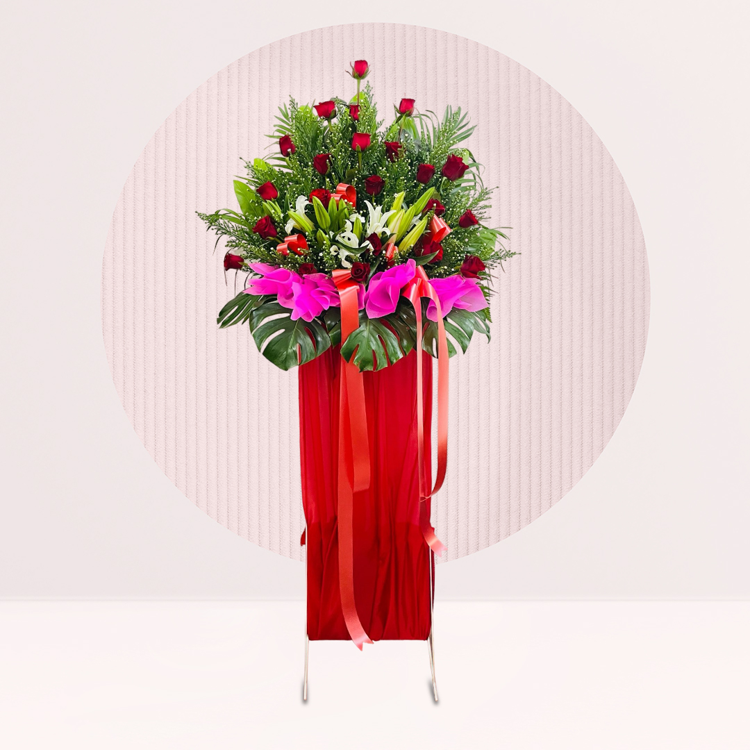 Buy Grand Opening Rose Flower Stand Online | Best Florist KL