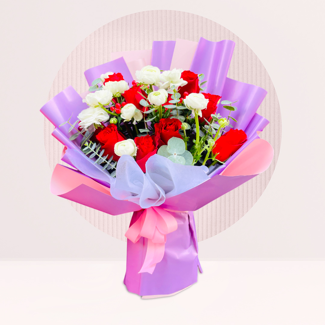 Buy Mixed Roses Bouquet Online | Same Day Flower Delivery KL