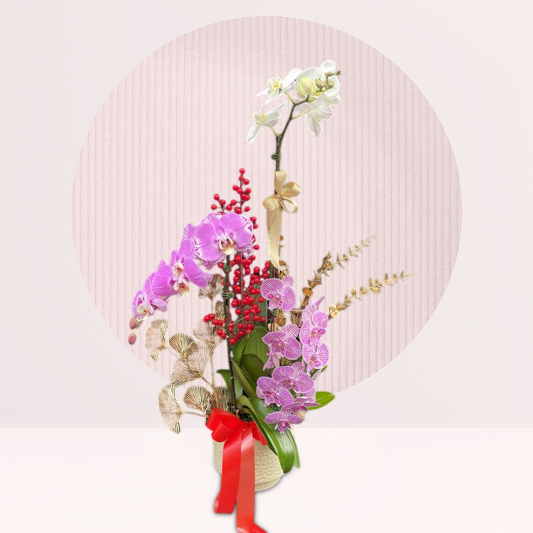 Buy Hari Raya Orchid Floral Arrangement Online | Wenghoa
